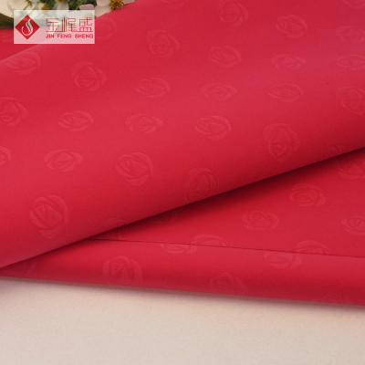 China 1.48M Warp Kintted Red Velvet Fabric , Flocked Upholstery Fabric for sale