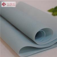 China Soft Custom Blue Flocked Velvet Fabric Spunlace For Package for sale