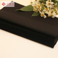 China Custom Black Flocked Velvet Fabrics Nonwoven Base For Jewelry Box for sale