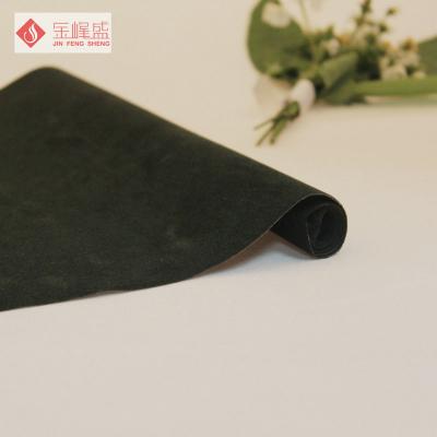 China Upholstery Decoration Jewelry Box Liner Fabric , Nonwoven Flocked Velvet Fabric for sale