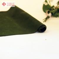 China Customized Polyester Jewelry Box Lining Fabric Green With Kintted Fabric for sale