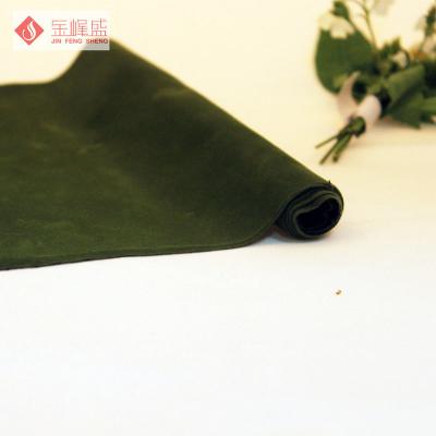 China Customized Polyester Jewelry Box Lining Fabric Green With Kintted Fabric for sale