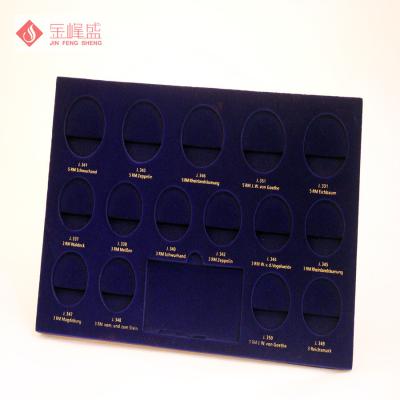 China EVA Flocking Jewelry Box Liner Fabric Durable Plain For Gift Boxes Inner for sale