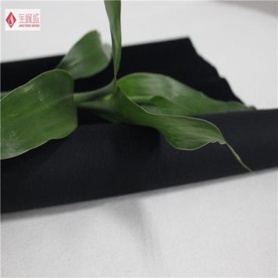 China Black Tricot Flocked Velvet Fabric Knitted Nylon For Gift Box for sale