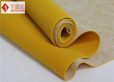 China Non Woven Jewelry Box Liner Fabric Dark Yellow Spunlace Flocking Material for sale