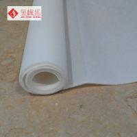 China White Custom Flocked Velvet Fabric , Plain Knitted Polyester Velvet Upholstery Fabric for sale
