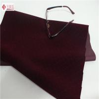 China Anti-Static Velvet Upholstery Fabric , Tricot Knitted Taffeta Flocked Fabrics for sale