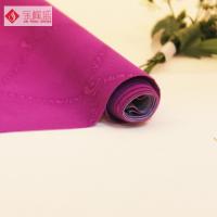 China Soft Plush Purple / Pink Velvet Upholstery Fabric For Home Furniture , 100% Polyester for sale