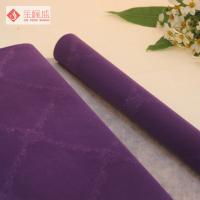 China Spunlace Flock Velvet Fabric for Upholstery , Packaging Jewelry Box Flocking Fabric for sale