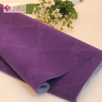 China Spunlace Flock Velvet Fabric for Upholstery , Packaging Jewelry Box Flocking Fabric for sale