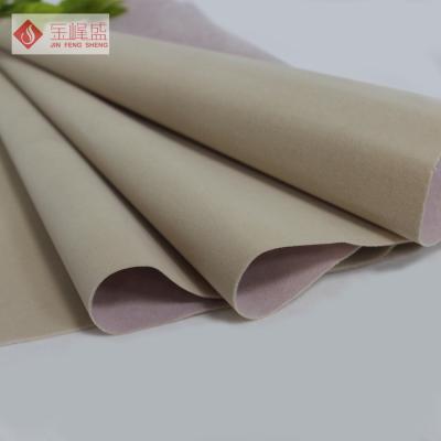 China Modern Grey Velvet Upholstery Fabric , Decoration Polyester Nylon Flocking Fabric for sale
