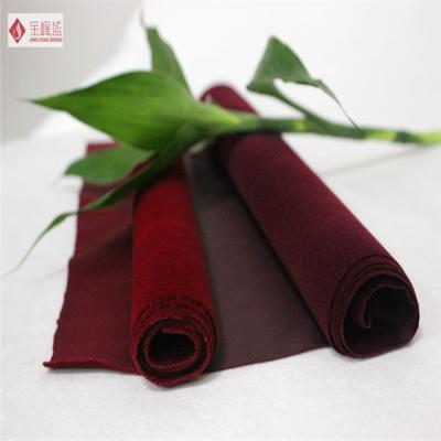 China 1.45 M Colorful Cotton Velvet Upholstery Fabric , Red Flocked Upholstery Fabric for sale