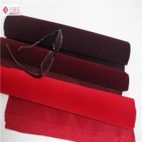 China 1.45 M Colorful Cotton Velvet Upholstery Fabric , Red Flocked Upholstery Fabric for sale