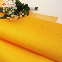 China Nonwoven Yellow Velvet Arts and Crafts Upholstery Fabric Soft Antifouling for sale