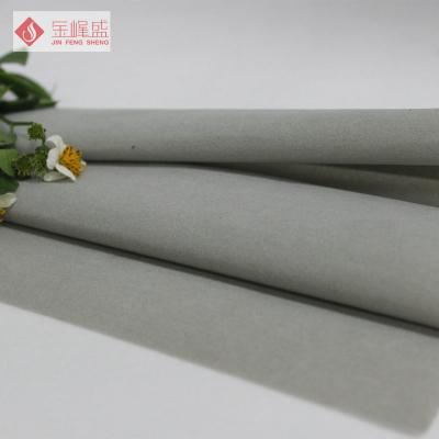 China Nonwoven Flocking Arts and Crafts Fabric , 100g Grey Velvet Upholstery Fabric for sale