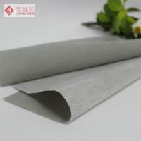 China Nonwoven Flocking Arts and Crafts Fabric , 100g Grey Velvet Upholstery Fabric for sale