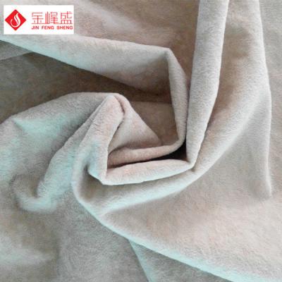 China Warp Knitting Arts and Crafts Fabric , Sofa / Furniture Flocked Velvet Fabric for sale
