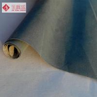 China Tricot Satin Polyester Non Woven Fabric , Flock Velvet Jewelry Box Liner Fabric for sale