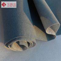 China Tricot Satin Polyester Non Woven Fabric , Flock Velvet Jewelry Box Liner Fabric for sale