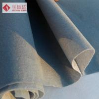 China Tricot Satin Polyester Non Woven Fabric , Flock Velvet Jewelry Box Liner Fabric for sale