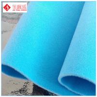 China Soft Light Blue Fashion Polyester Non Woven Fabric For Jewelry / Gift Box Insert for sale