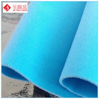 China Soft Light Blue Fashion Polyester Non Woven Fabric For Jewelry / Gift Box Insert for sale