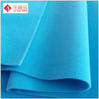 China Soft Light Blue Fashion Polyester Non Woven Fabric For Jewelry / Gift Box Insert for sale