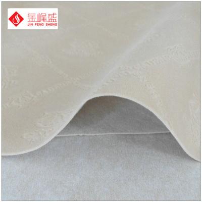 China Shrink-Resistant Soft Velvet Flock Fabric , Knit Velvet Fabric For Upholstery for sale