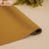 China Luxury Knitting Velvet Upholstery Fabric , Nylon Plain Dyed Flocking Fabric for sale