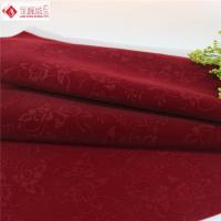 China Watch Box Lining Printed Velvet Fabric , Red Velvet Upholstery Fabric for sale