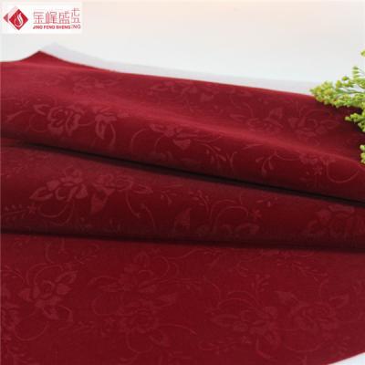 China Watch Box Lining Printed Velvet Fabric , Red Velvet Upholstery Fabric for sale