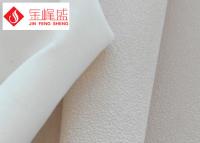 China White / Grey Velvet Upholstery Fabric Plain for Watch / Glasses Boxes for sale