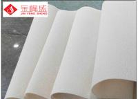 China White / Grey Velvet Upholstery Fabric Plain for Watch / Glasses Boxes for sale