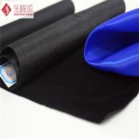 China Plain Flocked Tricot Fabric , Nylon Jewelry Box Lining Fabric for sale
