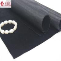 China Plain Flocked Tricot Fabric , Nylon Jewelry Box Lining Fabric for sale