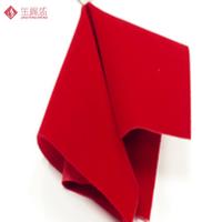 China Luxury Red Polyester Tricot Knit Fabric Zeer Velvet for Upholstery Material for sale