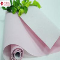 China Jewelry / Gift Box Flocked Fabric , Upholstery Pink Velvet Fabric 140cm - 150cm for sale