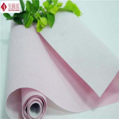 China Jewelry / Gift Box Flocked Fabric , Upholstery Pink Velvet Fabric 140cm - 150cm for sale
