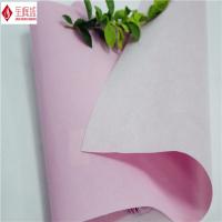 China Jewelry / Gift Box Flocked Fabric , Upholstery Pink Velvet Fabric 140cm - 150cm for sale