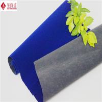 China Nonwoven Flocked Velvet Fabric Polyester For Watch Box Package Lining for sale