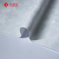 China White Color Flock Paper Fabric  Material for Luxury Jewelry Box for sale