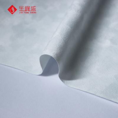 China White Color Flock Paper Fabric  Material for Luxury Jewelry Box for sale