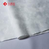 China White Color Flock Paper Fabric  Material for Luxury Jewelry Box for sale