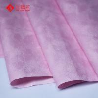 China New Deisgn Flower Pile Flock Fabric in Papaer Back For Jewelry Box Making for sale