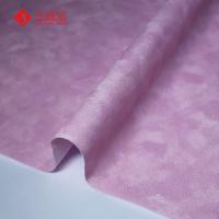 China New Deisgn Flower Pile Flock Fabric in Papaer Back For Jewelry Box Making for sale