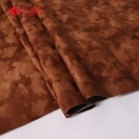 China Brown Jewelry Box Linner Material Flock Fabric Paper for sale