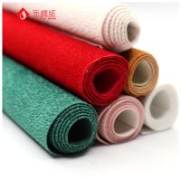 China New Design Flower Nonwoven Flock Materail Fabric For Jewelry Box for sale