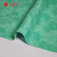 China Greeen Color Flock Fabric Material For Package Box for sale