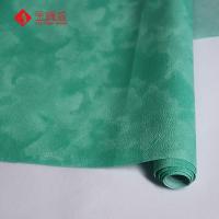 China Greeen Color Flock Fabric Material For Package Box for sale