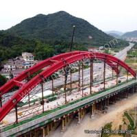 China Customizable Steel Arch Bridge for Heavy Load Applications with 75-250m Highway and 50-200m Railway Spans for sale